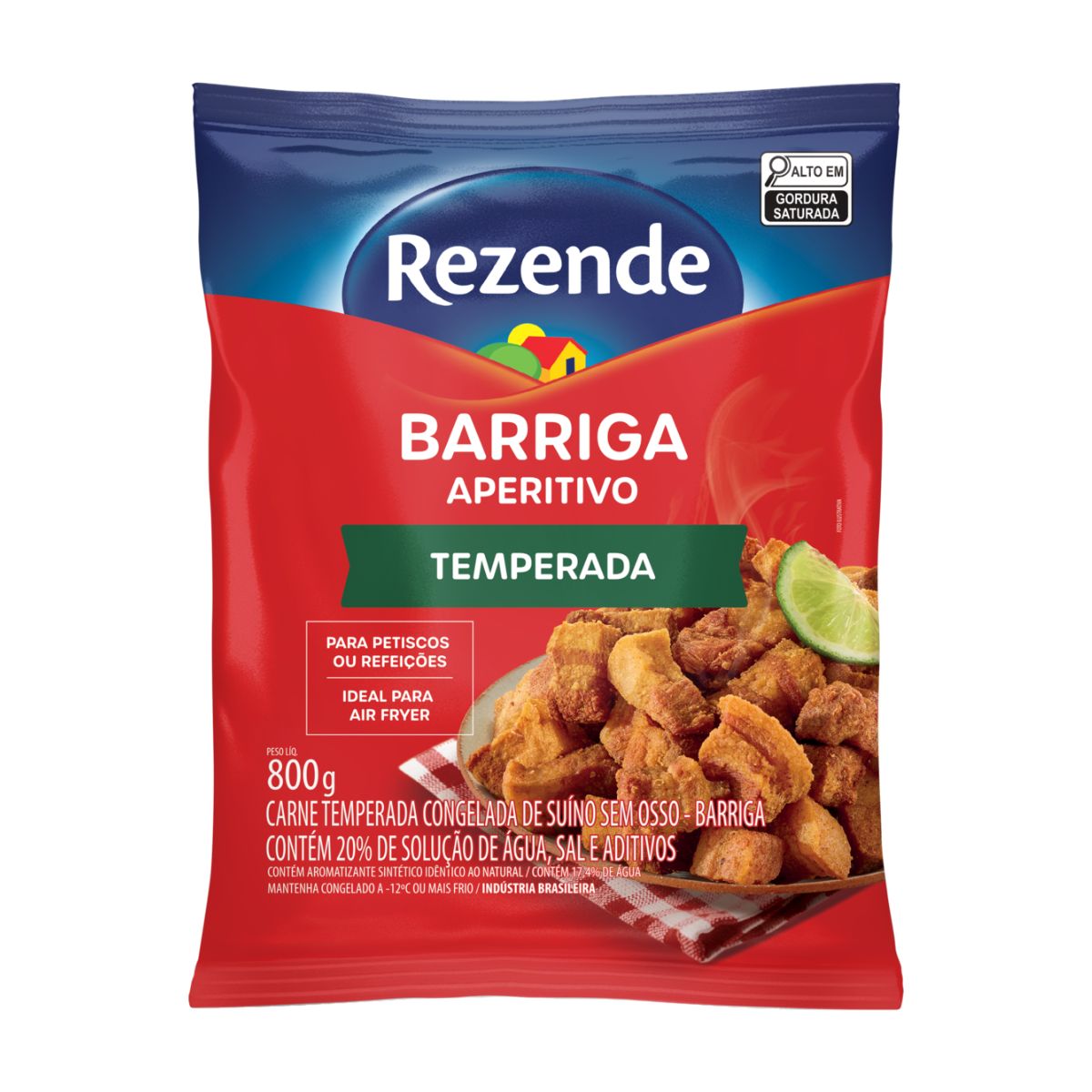 Barriga Temperada Aperitivo Cong. 800G Rezende | Bom Gourmet - Carnes ...