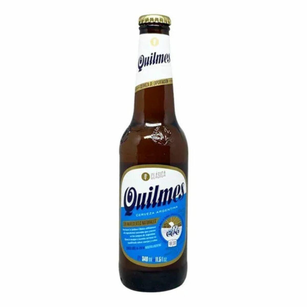 Cerveja Quilmes 340Ml Pilsen Equilibrada Argentina | Bom Gourmet ...