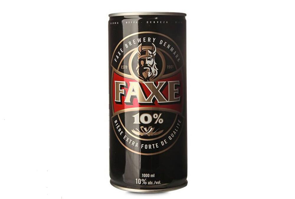 Cerveja Faxe 10 Extra Forte 1000Ml | Bom Gourmet - Carnes Express