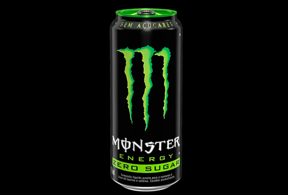 Energetico Energy Zero Açucar Monster 473Ml | Bom Gourmet - Carnes Express