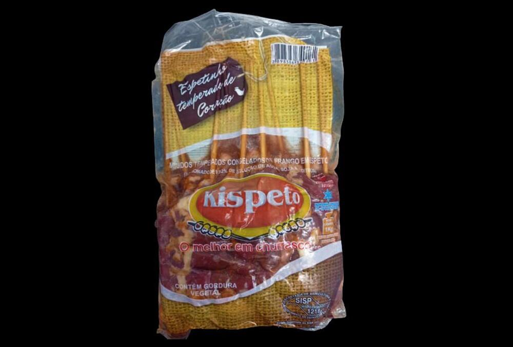 Espetinho de Coração Congelado Kispeto 1Kg | Bom Gourmet - Carnes Express