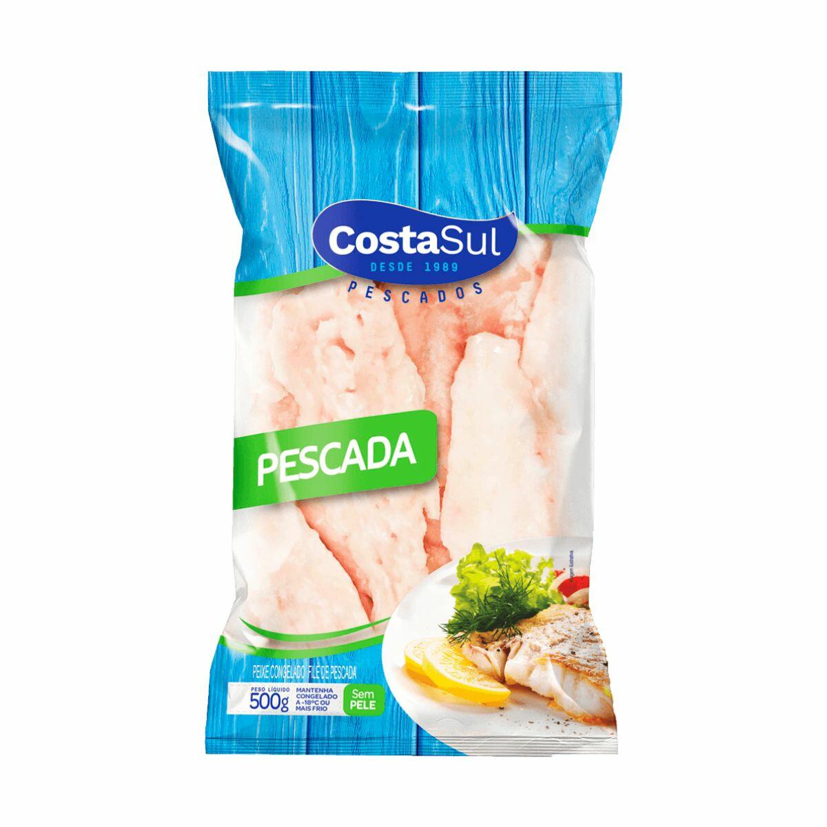 File de Pescada 500Gr Costa Sul | Bom Gourmet - Carnes Express