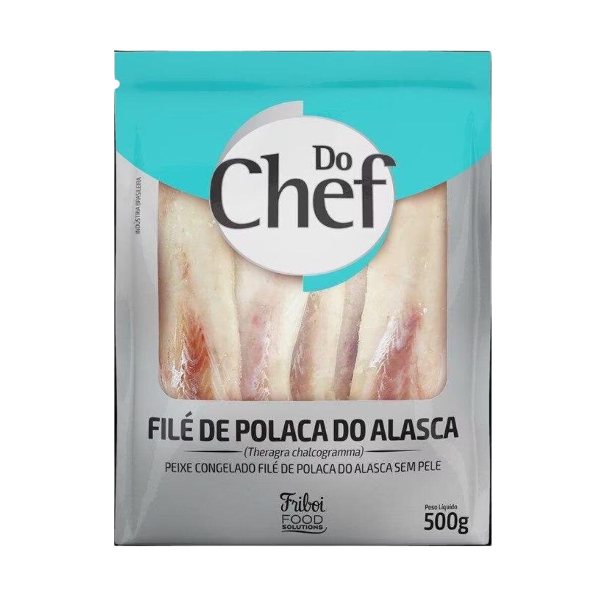 File de Polaca do Alasca 500Gr do Chef | Bom Gourmet - Carnes Express