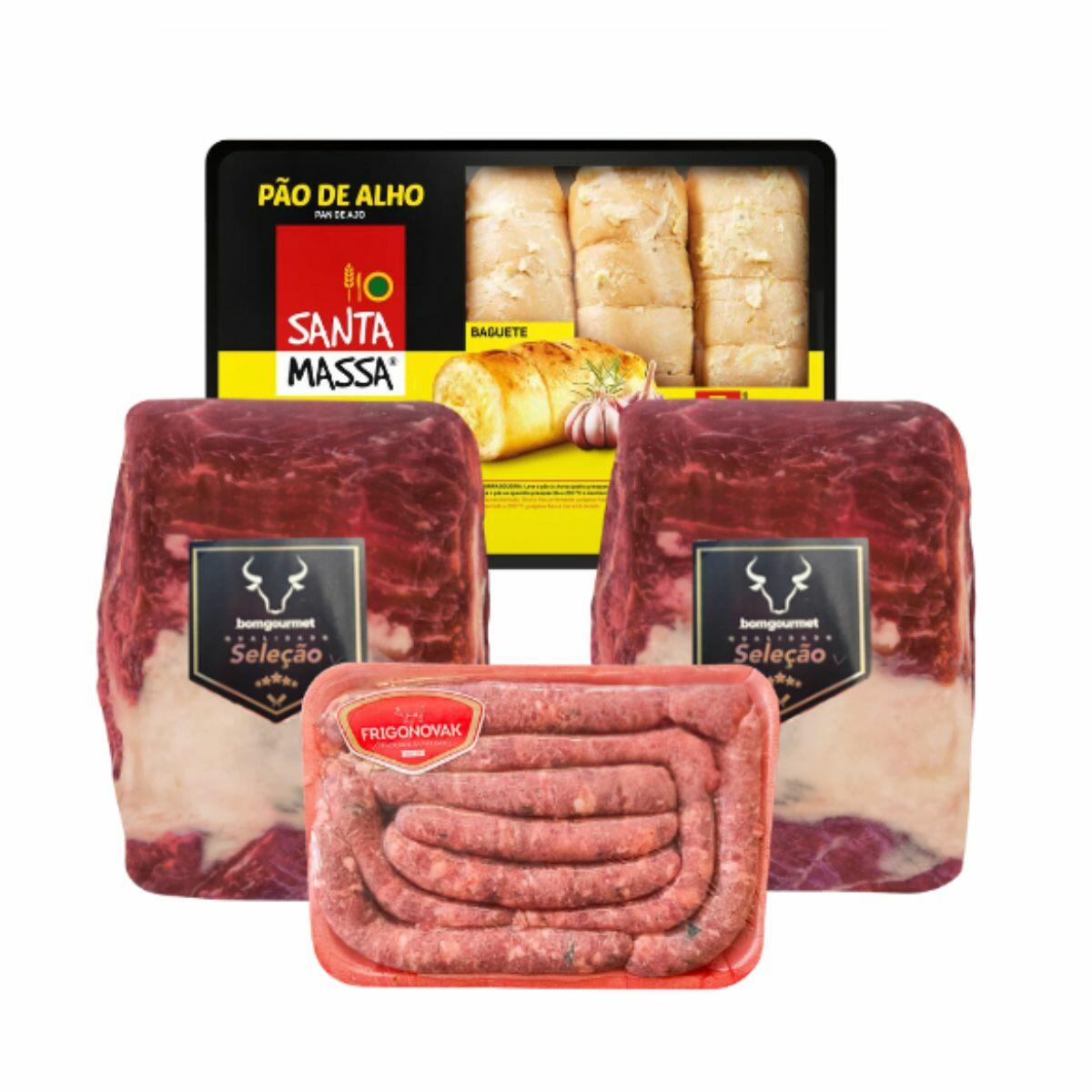 Kit Churrasco Completo para 5 Pessoas Oferta | Bom Gourmet - Carnes Express