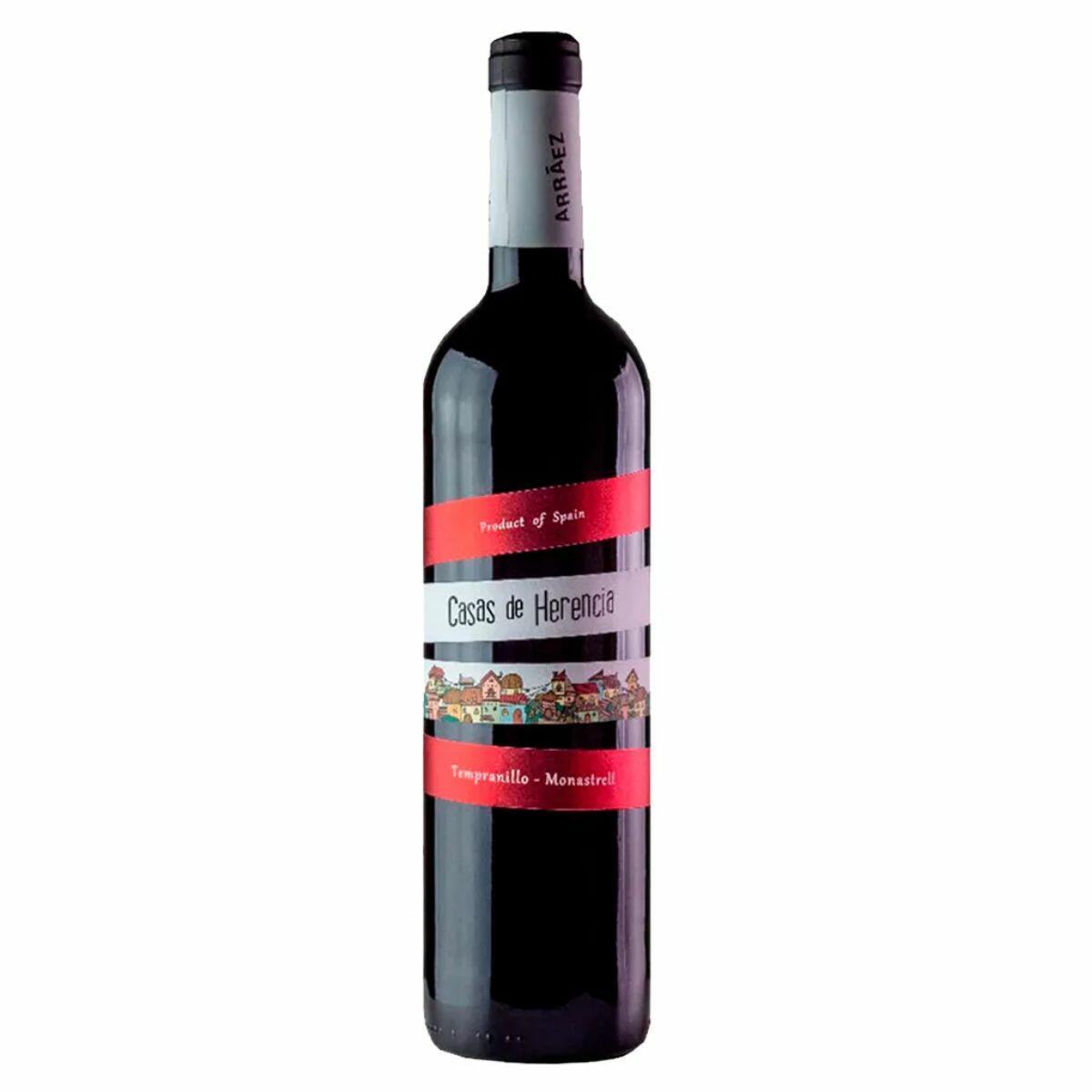 Vinho Espanhol Tempranillo Casas de Herencia 750Ml | Bom Gourmet ...