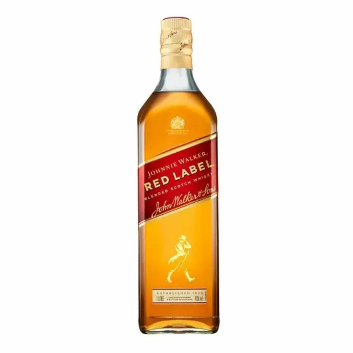 Whisky 1l Red Label Johnnie Walker | Bom Gourmet - Carnes Express