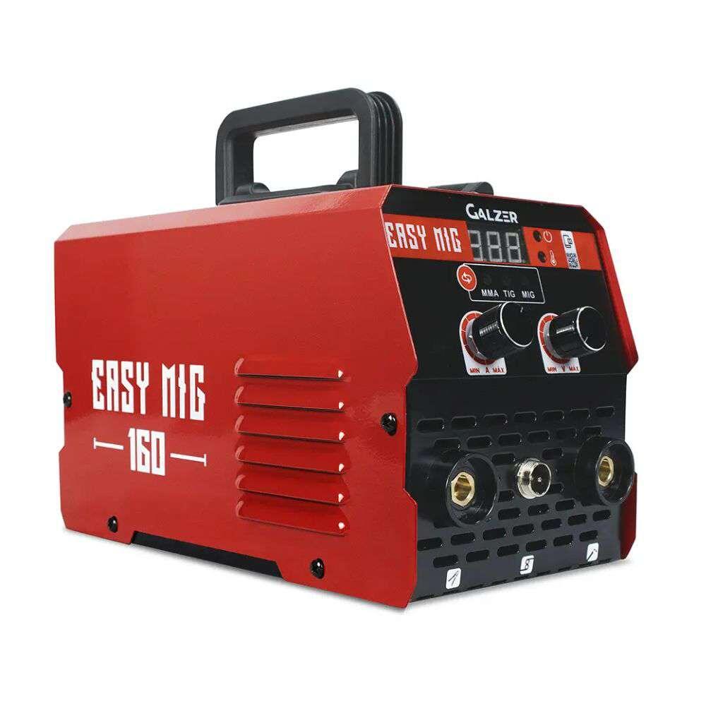 Inversora de Solda 160A Mig Mma Tig sem Gás Easy Mig160 Galzer | Casa do Frentista