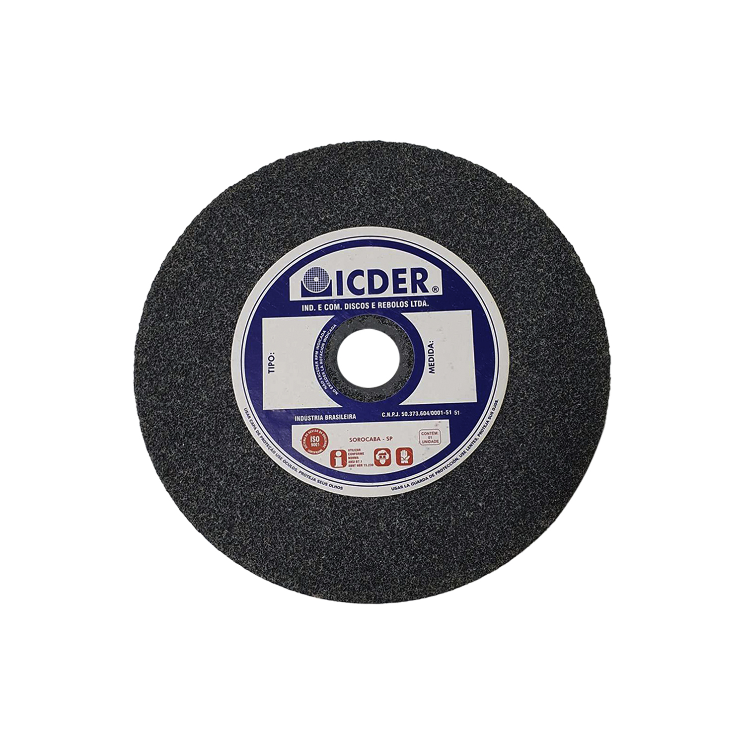 Rebolo Reto 6 A46 Icder Corte Preciso e Durável, Compre Já!