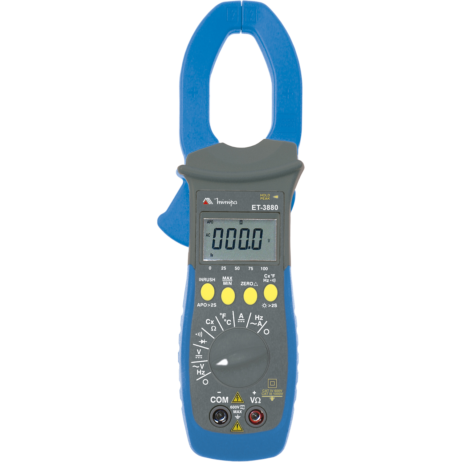 Alicate Amperímetro Digital CAT IV ET-3880 Minipa em Oferta!