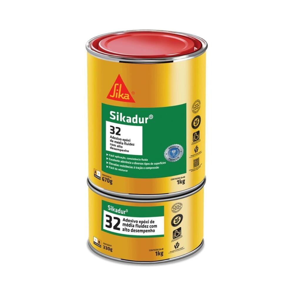Cola Epóxi Sikadur 32 Sika: Fixação Forte e Durável!