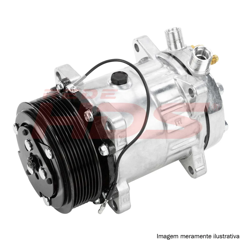 A/C Compressor Universal 7H15 8PK 12V Vertical 8 Fix (TYRW)