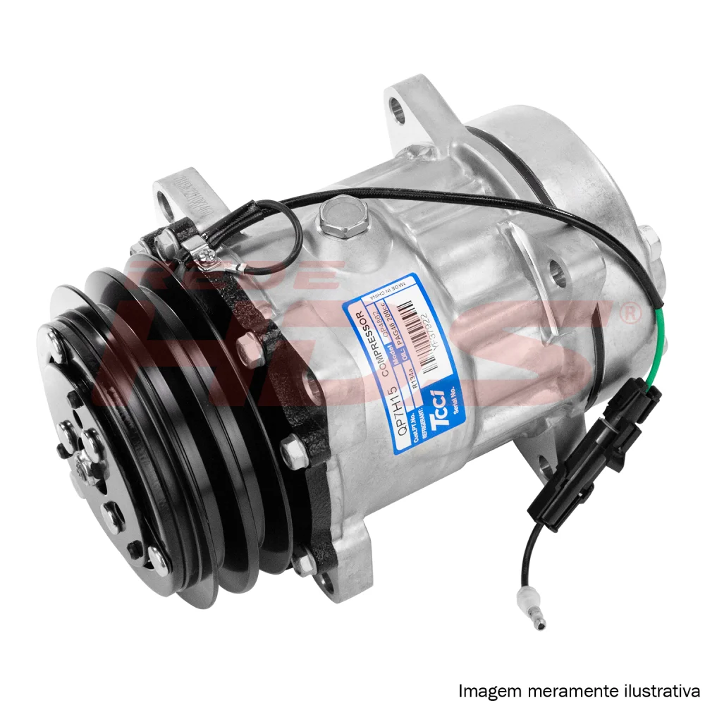 A/C Compressor 7H15 Mod. Sanden 2V 8FIX Flex 24V (TCCI)