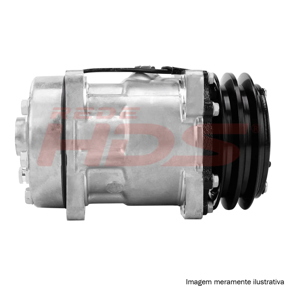 A/C Compressor 7H15 Mod. Sanden 2V 8FIX Flex 24V (TCCI)