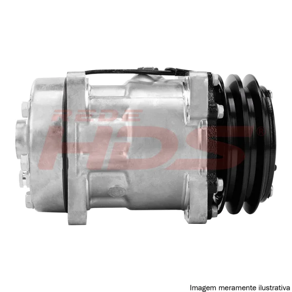 A/C Compressor 7H15 Mod. Sanden 2V 8FIX Flex 24V (TCCI)