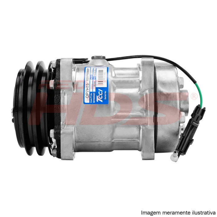 A/C Compressor 7H15 Mod. Sanden 2V 8FIX Flex 24V (TCCI)