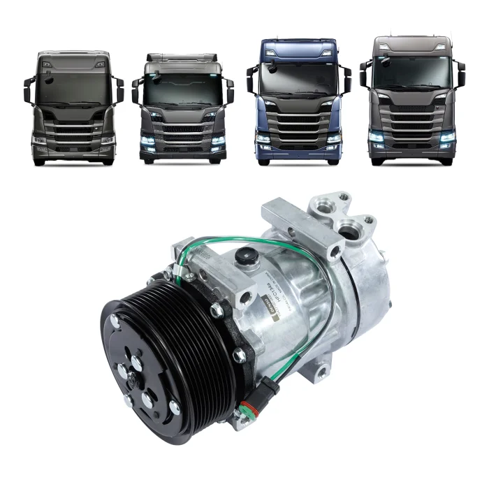 Compressor de Ac Denso P/ Scania Série 124 2013 a 2024 (Oem) | Qualy Air