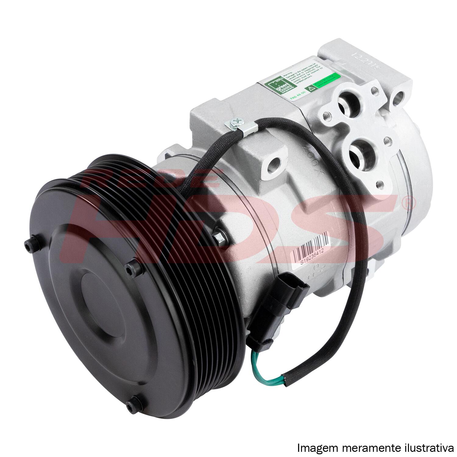 A/C Compressor Caterpillar 332C, 325C, 511, C18...(GREEN)