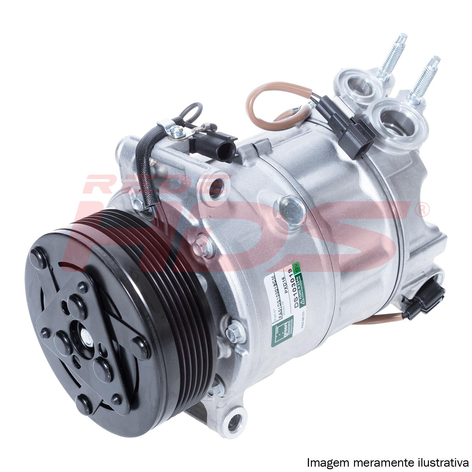 A/C Compressor Jaguar XF; Land Rover...2011 2015 (GREEN)