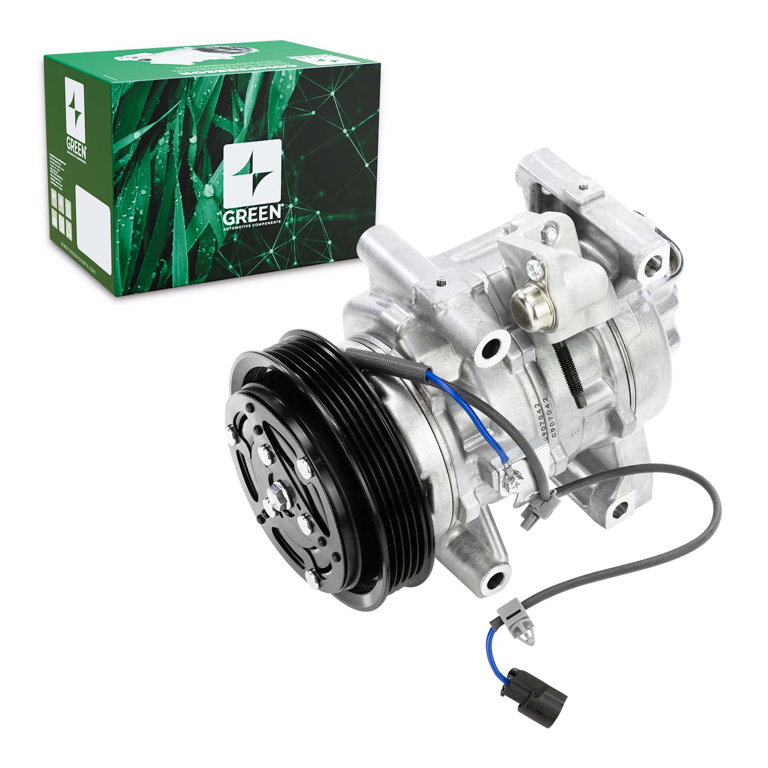A/C Compressor Honda City, Fit 2014 2019 (GREEN)