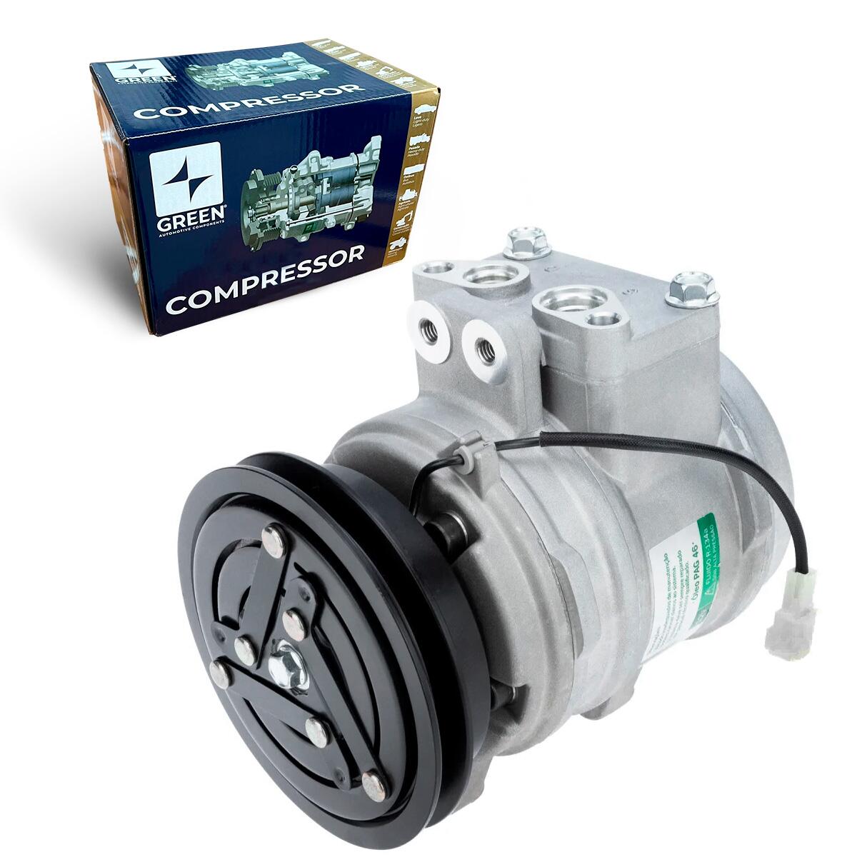 Compressor de Ac P/ Mini Escavadeira Fr60, Fr80 10Sp11 12V | Qualy Air