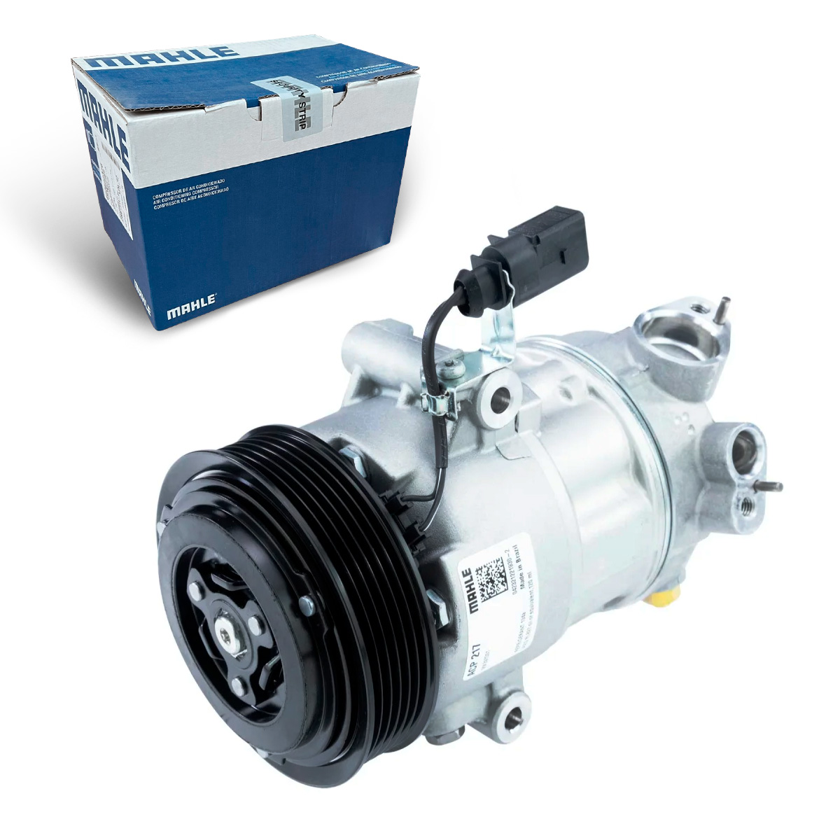Compressor de Ac P/ Up, Fox 14 a 17, Gol 16 a 23...1.0 (Oem) | Qualy Air