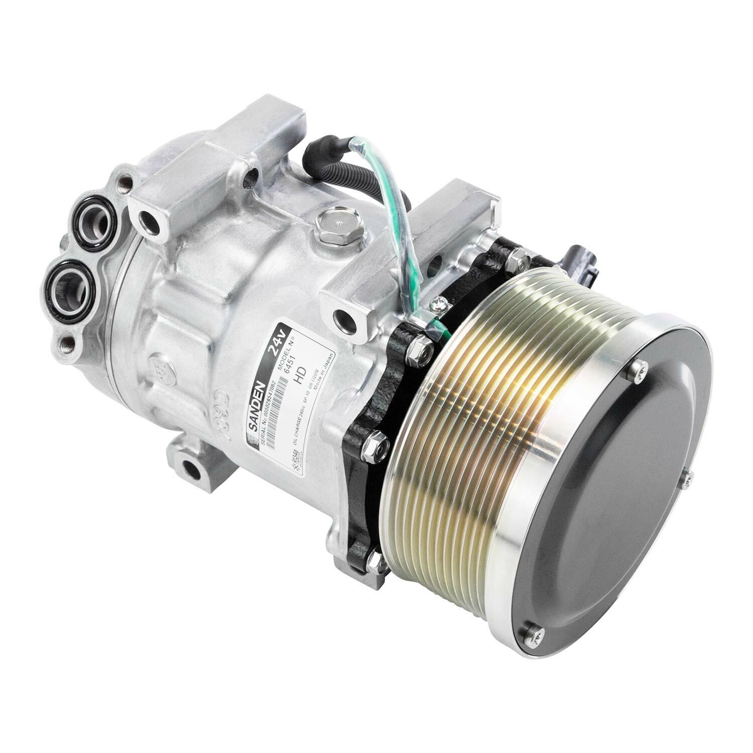 Compressor CAT Escavadeira 320D2L 7H15 12PK 24V (SANDEN)