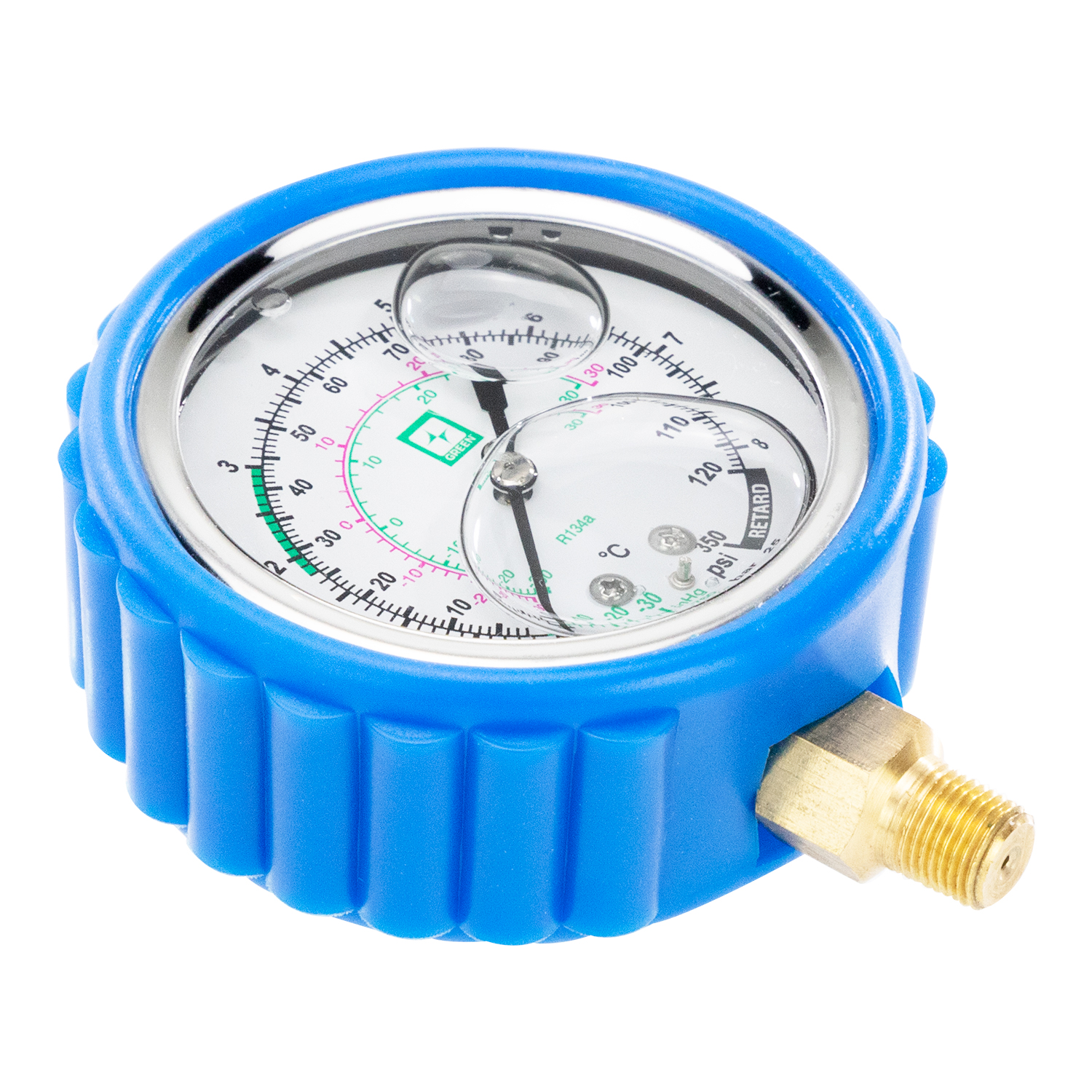 Manometro de Baixa (-30 a 350 Psi) com Glicerina | Qualy Air