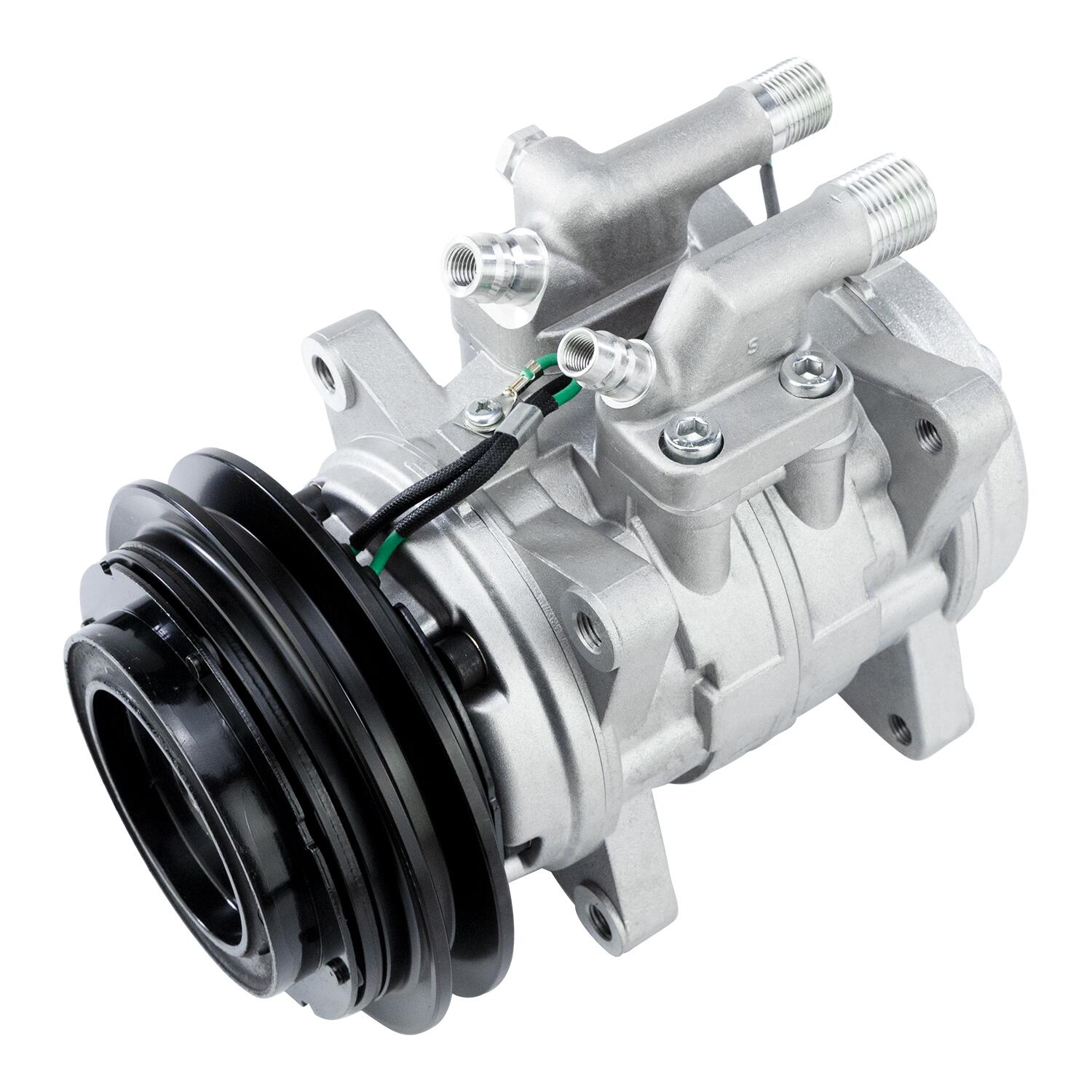 Compressor Universal 10P15 1V 24V 8Fix P/ Valtra, Cnh -Green | Qualy Air