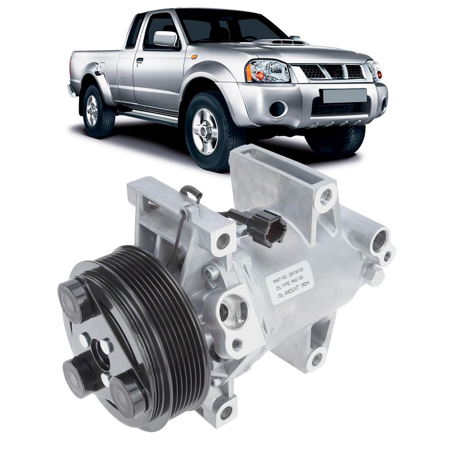 Compressor de Ar Condicionado Nissan Frontier 2.5 13 a 16 | Qualy Air
