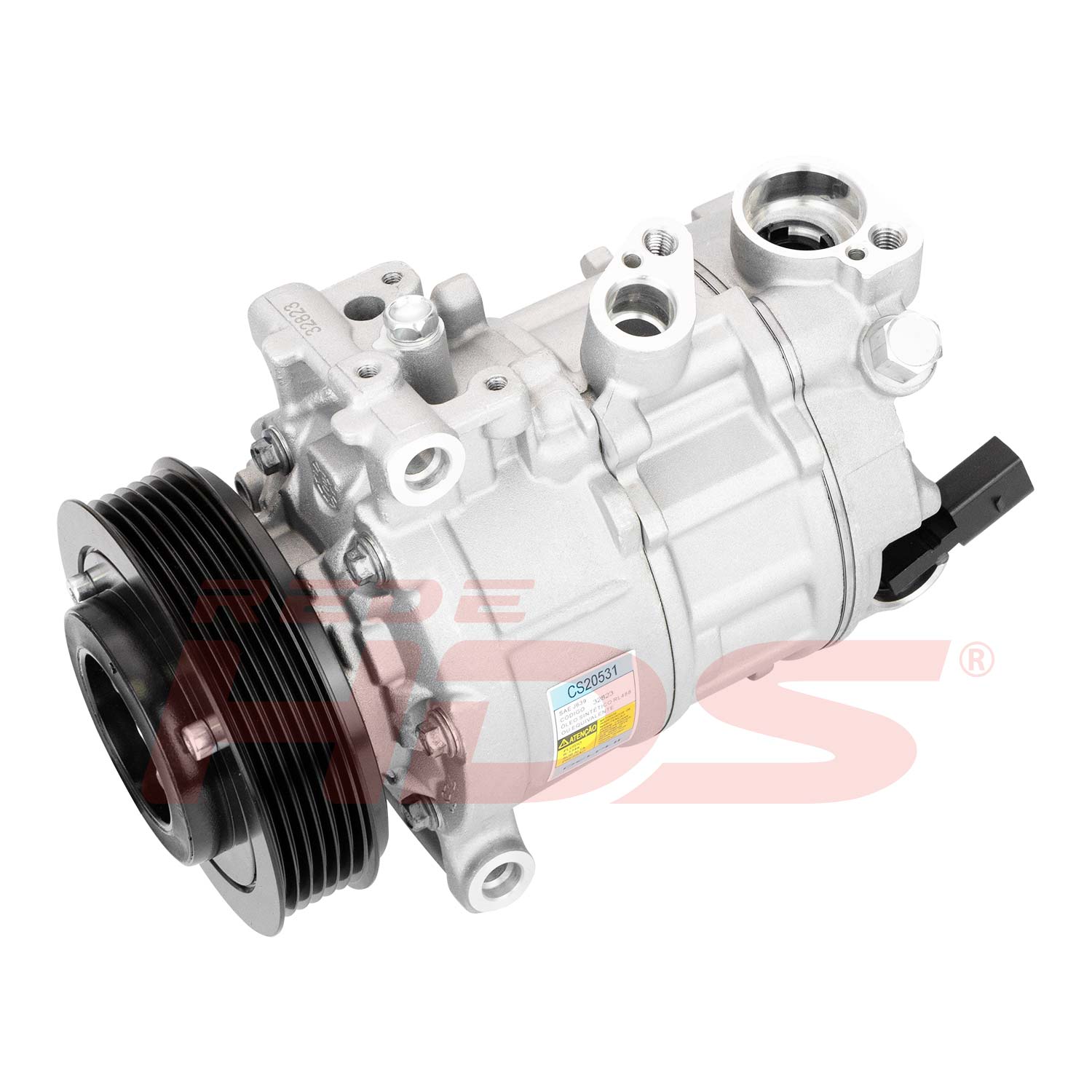 A/C Compressor 6SB16C 6PK 3Fix p/ Volks Jetta... (DELPHI)