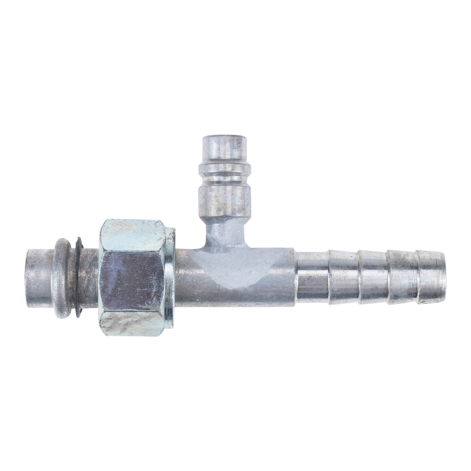 Conexão Oring c/ Ventil 10 Reta (Alumínio)