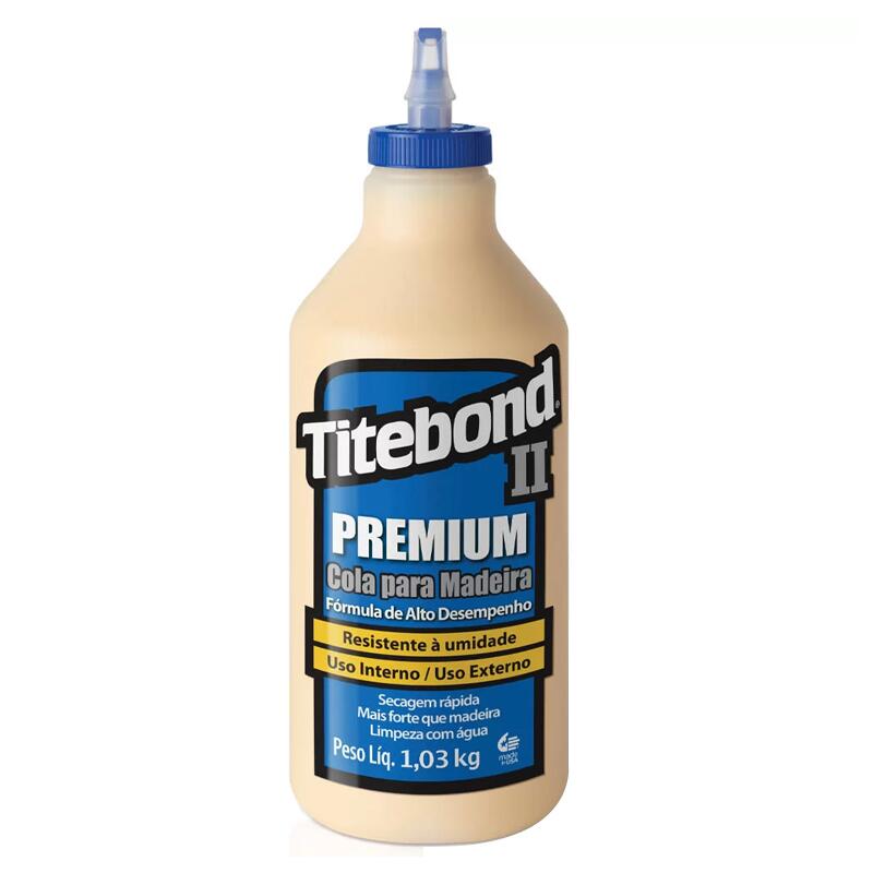 Cola para Madeira Wood Glue uso Interno e Externo 1,03Kg Titebond Premium