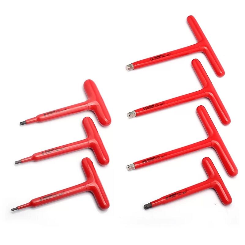 Jogo Chave Allen Cabo T Isolada 1000V 7Pcs Crv 4A12Mm Gedore V42T