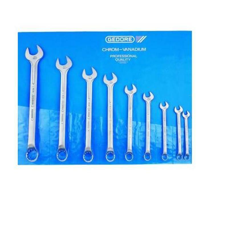 Jogo Chave Combinada 9Pcs Crv 1/4A3/4 Gedore 1B9P