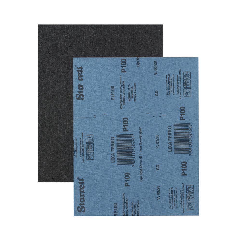 Lixa para Ferro Oxido de Aluminio G100 Starrett Flf100