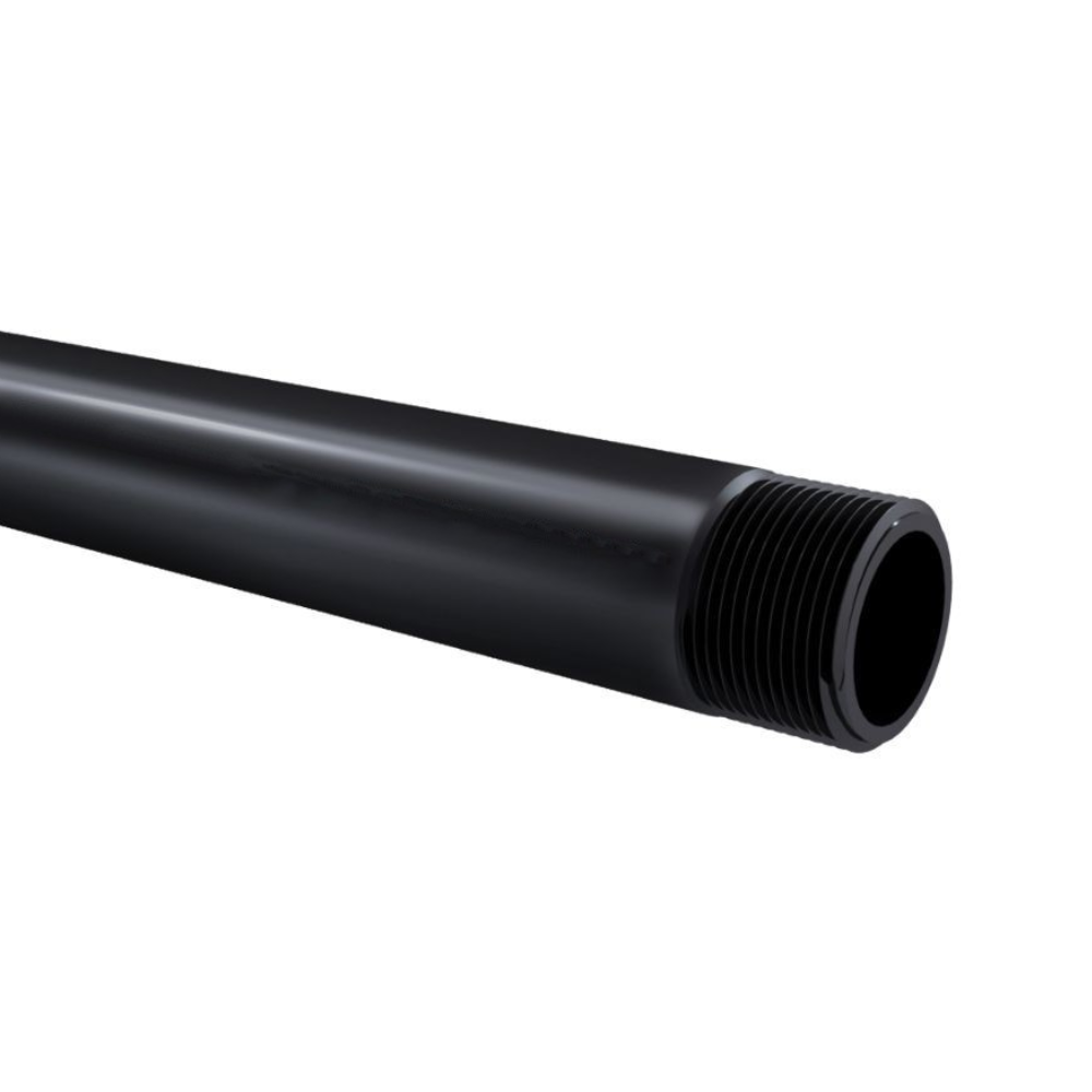 Eletroduto em Pvc Preto 4 X 3 Metros com Rosca | Multiseg