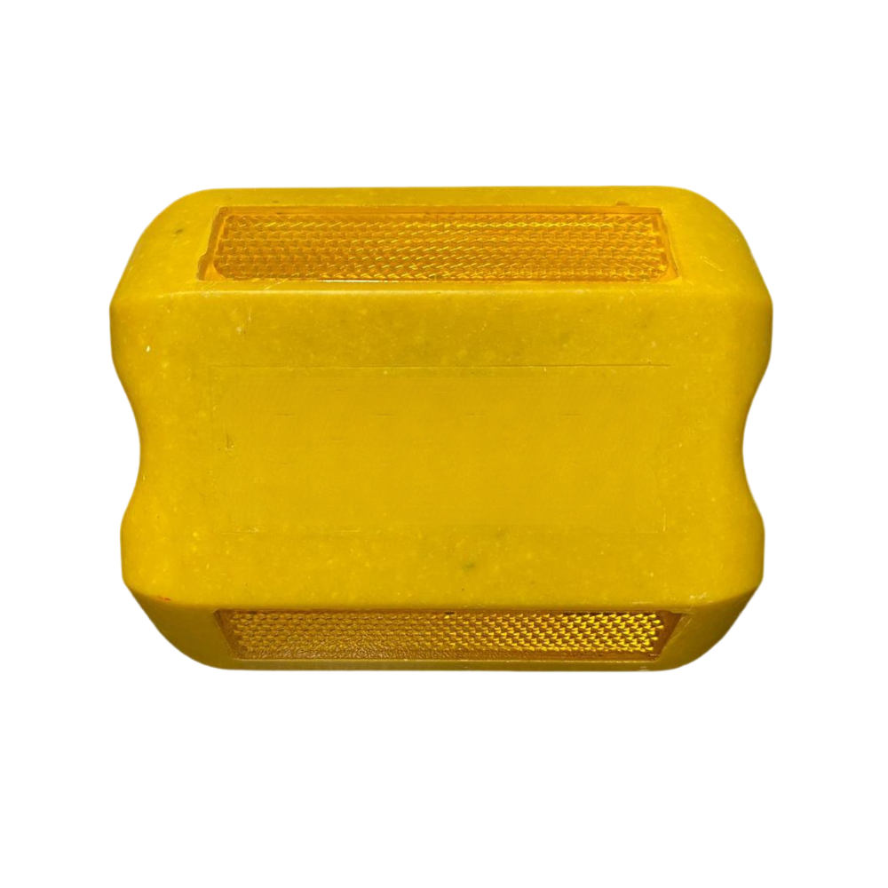 Tacha Refletiva Bidirecional Amarela 11Cm X 8Cm | Encontre na Multiseg