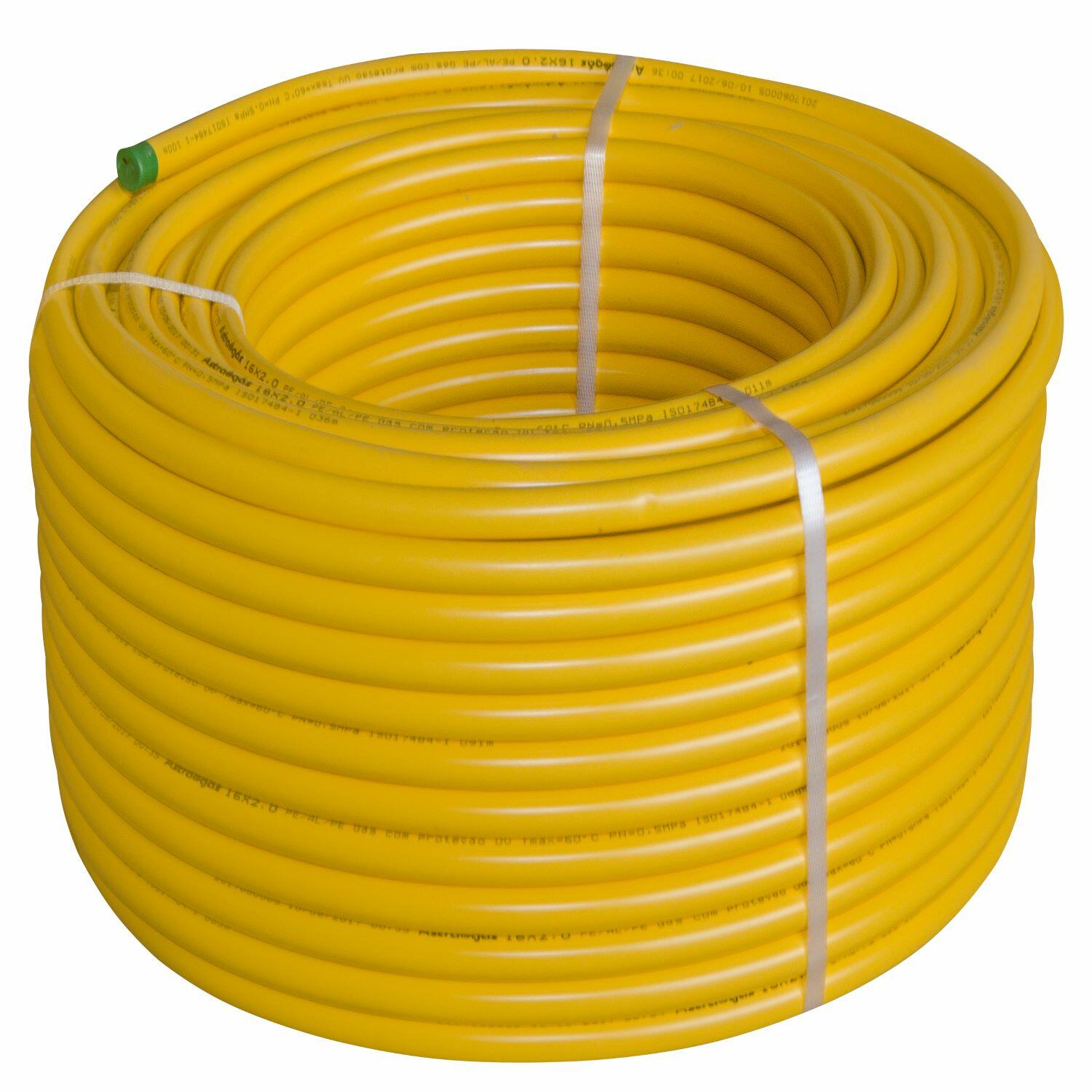 Tubo PEX Multicamadas Gás 32mm Rolo 50m Alta Vazão | Multiseg