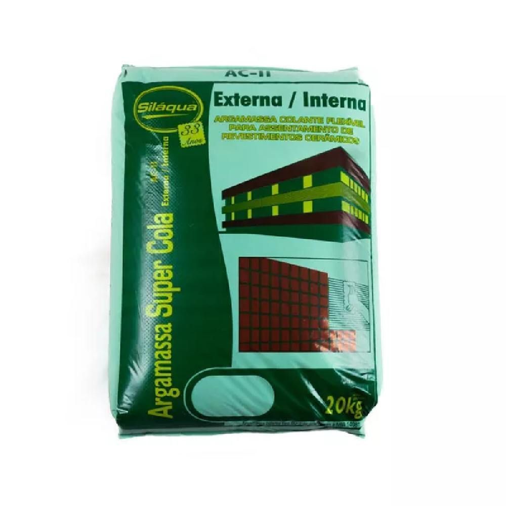 Argamassa Ac2 20kg Silaqua Promoção